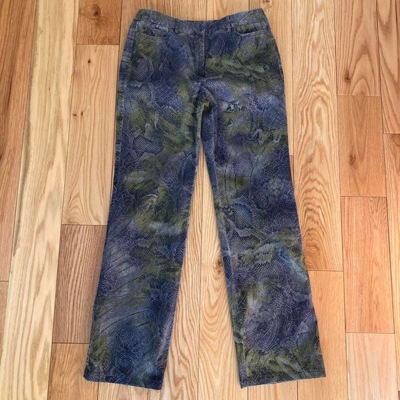 Carlisle | Pants & Jumpsuits | Tie Dye Snakeskin Carlisle Green Blue ...